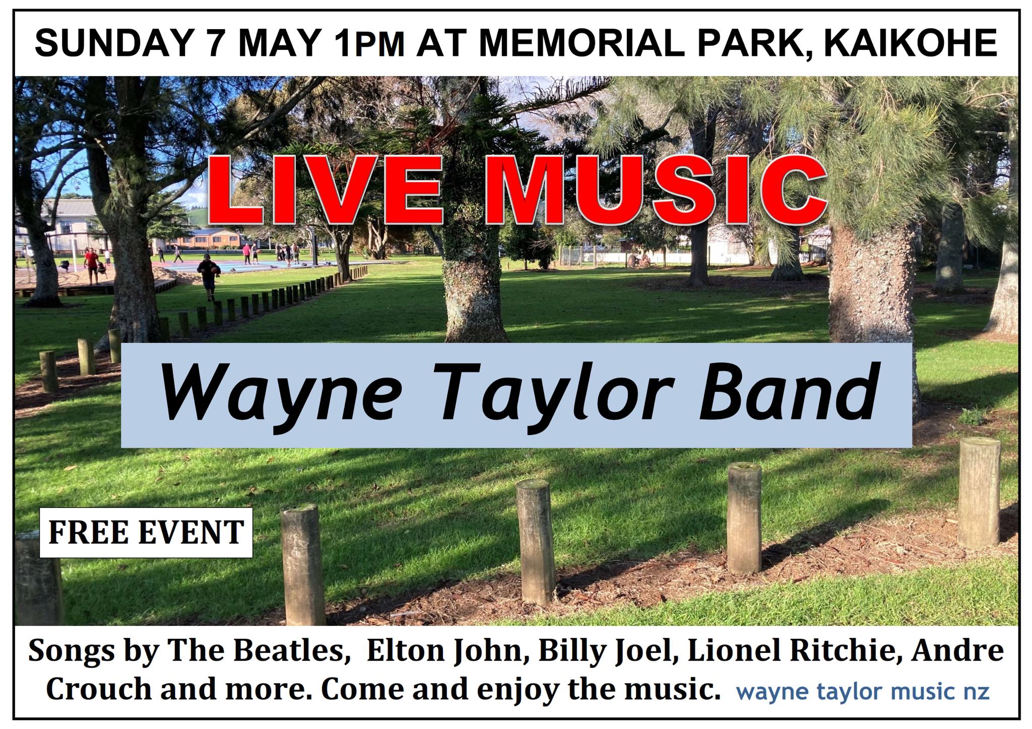 Wayne Taylor Band NZ | Wayne Taylor Band Auckland | Wayne Taylor Music ...